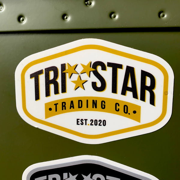 TRISTAR TRADING DECAL - GOLD - TriStar Trading Co.