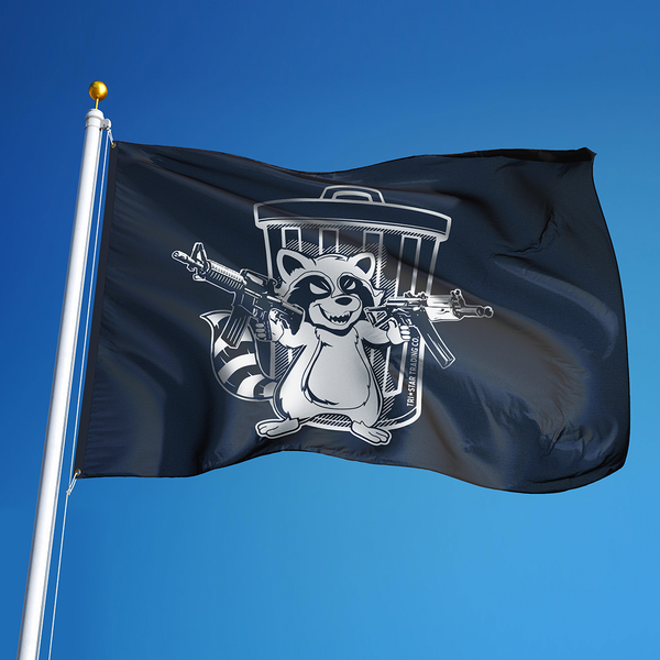 Trash Panda Flag | Funny Raccoon Outdoor Flag - TriStar Trading Co.
